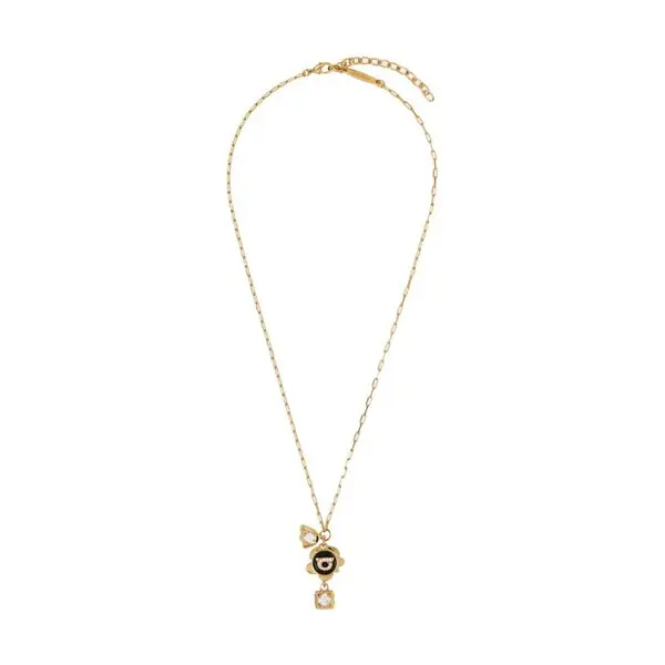 FERRAGAMO Gancini Charm Necklace - Gold