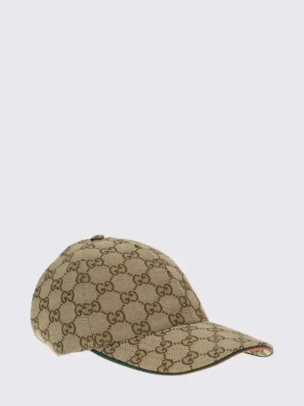Gucci Gg Cotton Baseball Cap - Brown