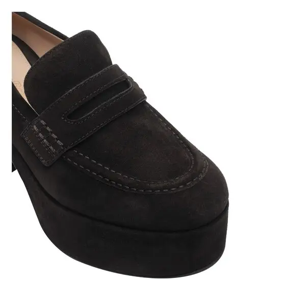 GIANVITO ROSSI Jenna Pump Loafers - Brown