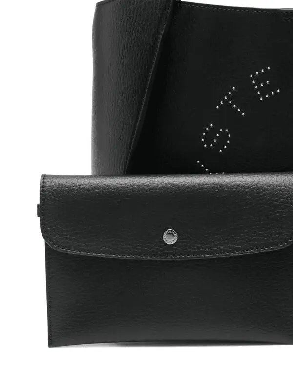 Stella McCartney Logo Detail Tote Bag - Black