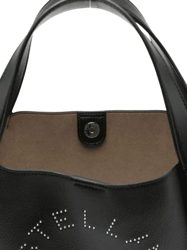 Stella McCartney Logo Detail Tote Bag - Black