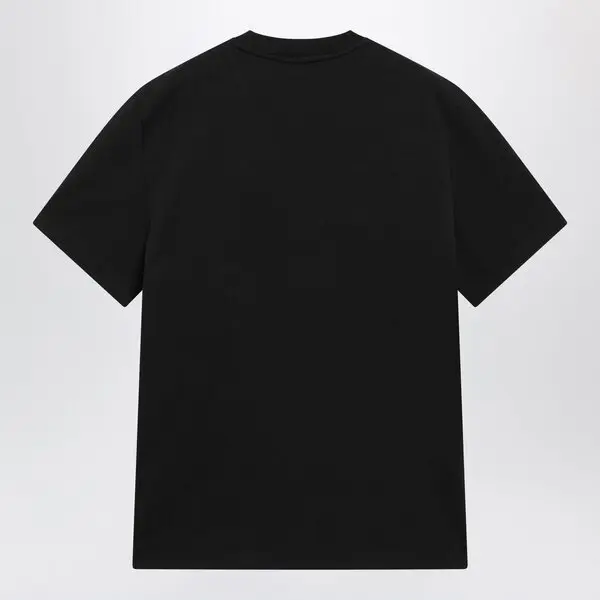 Moncler Cotton Jersey Logo T-shirt - Black