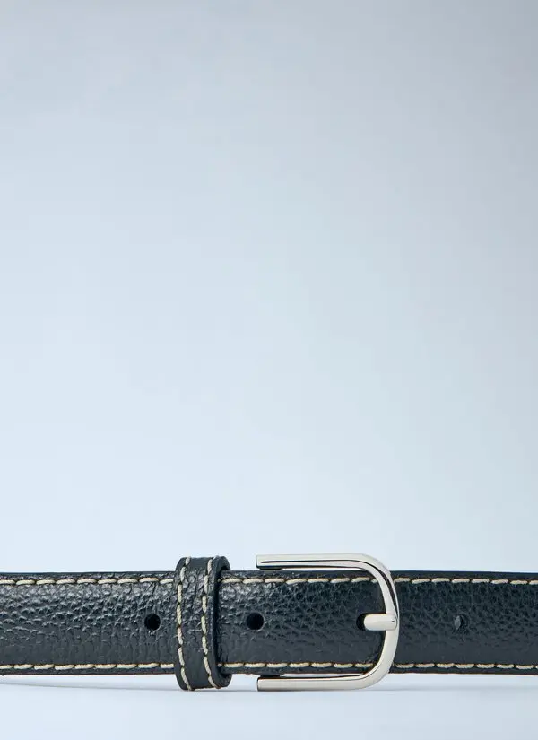 TOTEME Slim Leather Belt