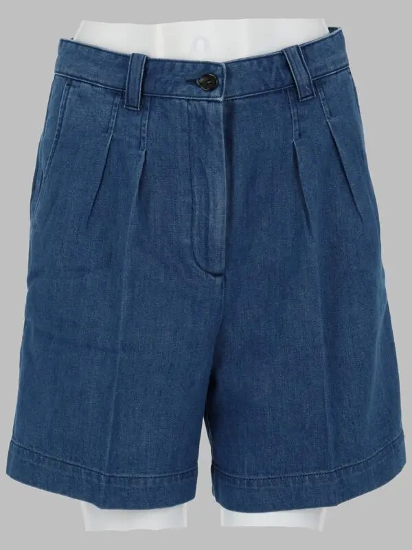 A.p.c. Nola Denim Shorts - Blue