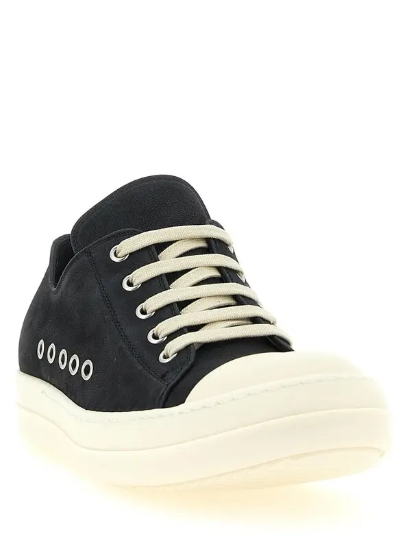 Rick Owens Extreme Low Sneaks Vintage Leather Sneakers - Black