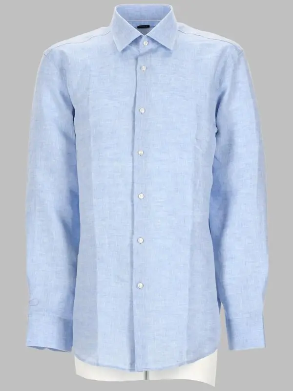 BOSS Camicia In Lino - Multicolor