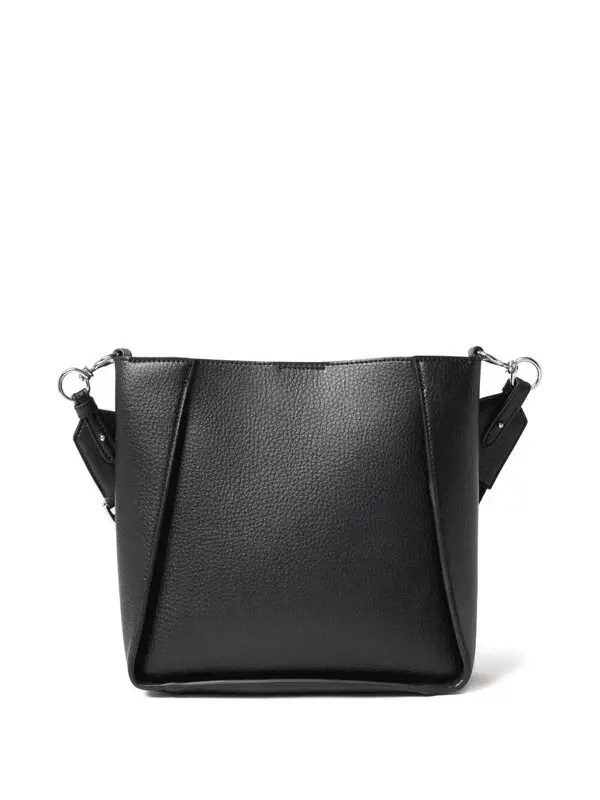 Stella McCartney Shoulder Bag With Logo Detail - Black