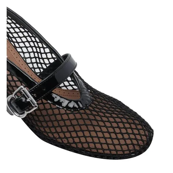 Alaïa Fishnet Mary Jane - Black