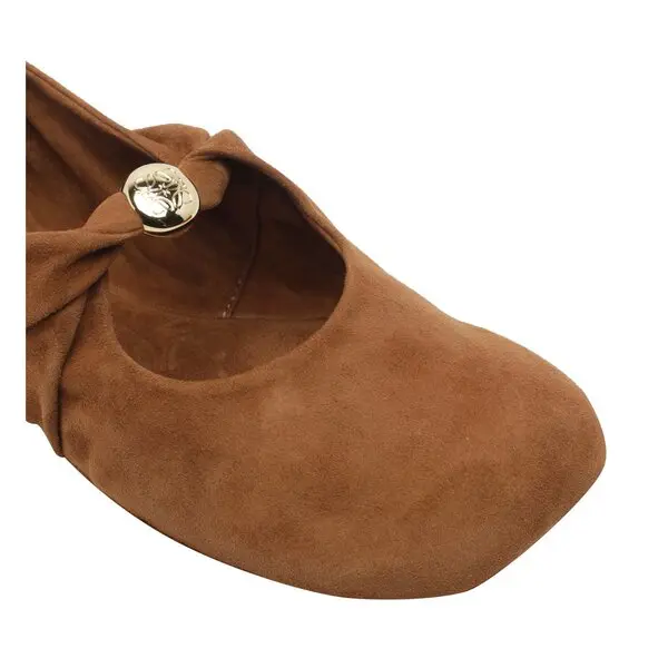 Loewe Suede Pebble Soft Ballets