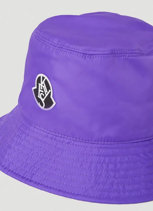 Moncler X Alicia Keys Logo Patch Bucket Hat