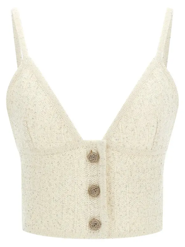 Alessandra Rich Sequin Top
