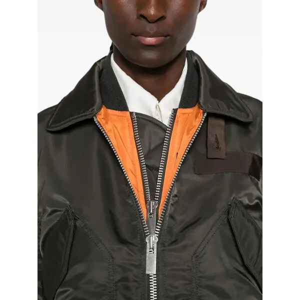 Sacai Military Bomber Jacket - Green