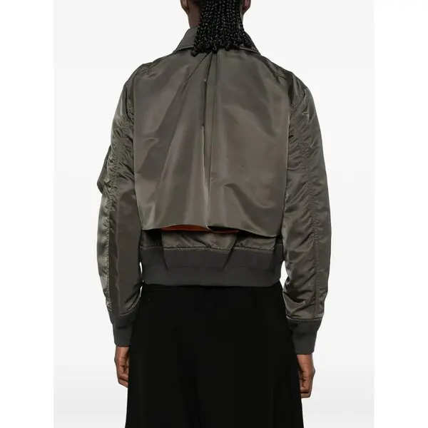 Sacai Military Bomber Jacket - Green
