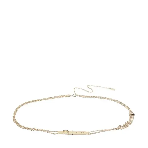 Chloé Letters Jewelled Belt - Gold