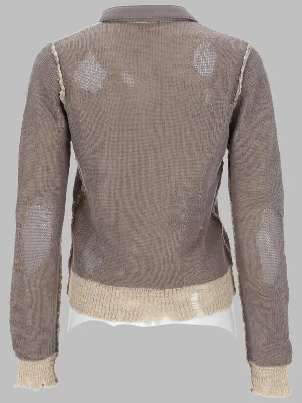 DIESEL® Maglia Sfrangiata M-dracarina - Gray