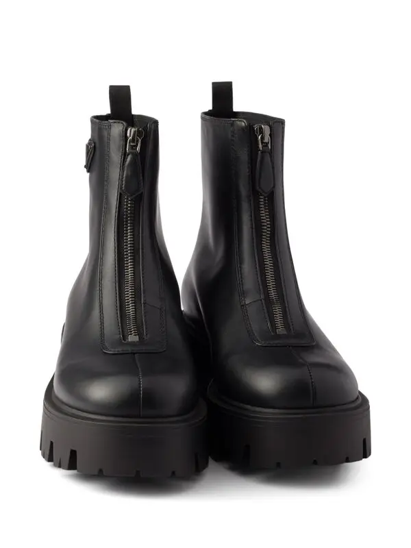 Prada Leather Boots - Multicolor