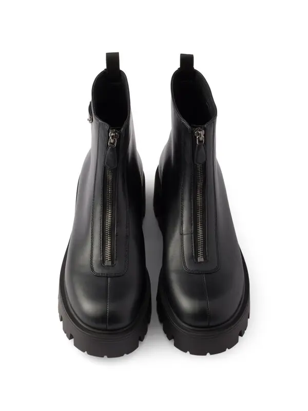 Prada Leather Boots - Multicolor