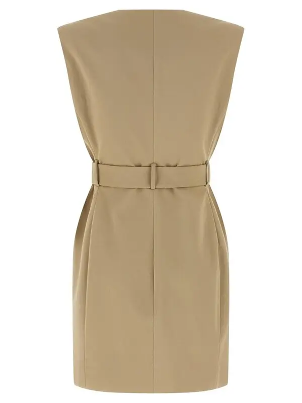 Balmain Anthem' Dress - Cream