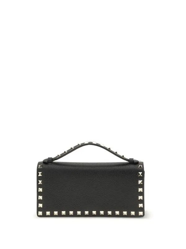 Valentino Garavani Rockstud Chain Wallet - Black