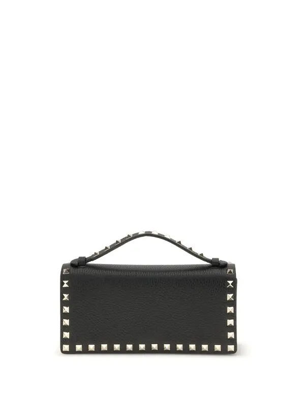 Valentino Garavani Rockstud Chain Wallet - Black
