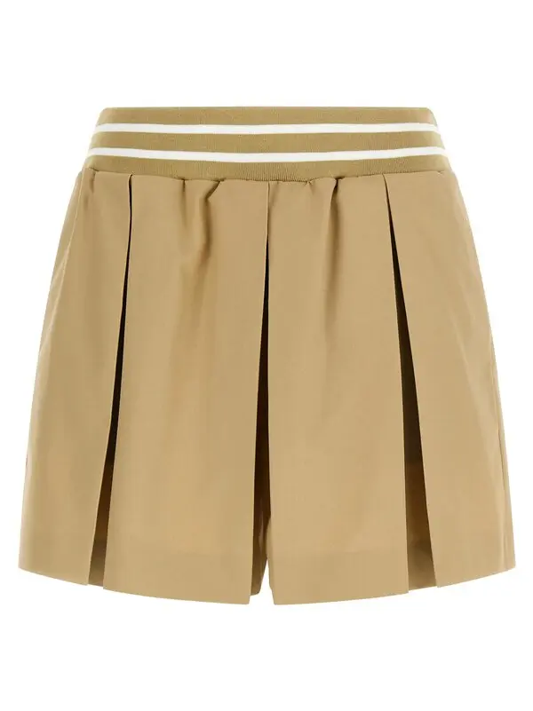 Moschino Pleated Shorts - Cream