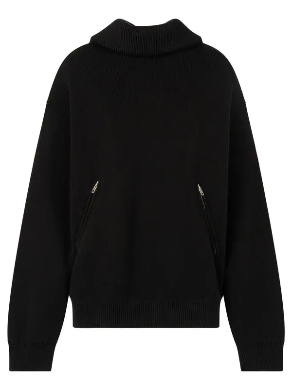 Balenciaga Back To Front Sweater - Black