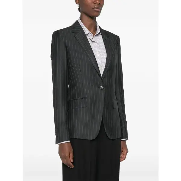 TOM FORD Pinstripe Wool And Mohair Blazer - Black