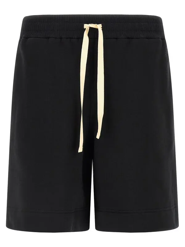 JIL SANDER Embroidered Logo Bermuda Shorts