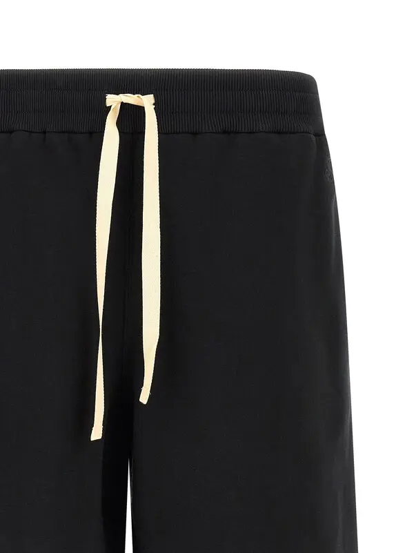 JIL SANDER Embroidered Logo Bermuda Shorts