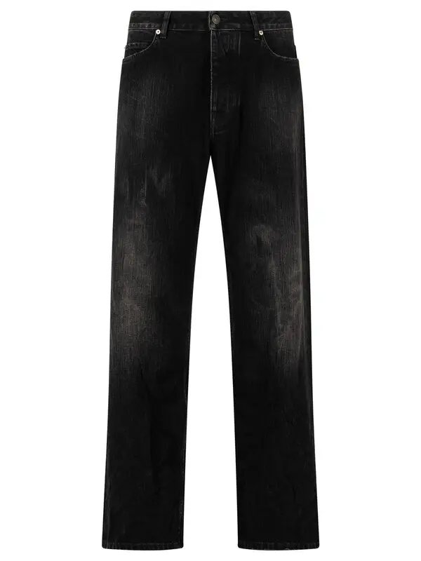 Balenciaga Distressed Jeans - Black