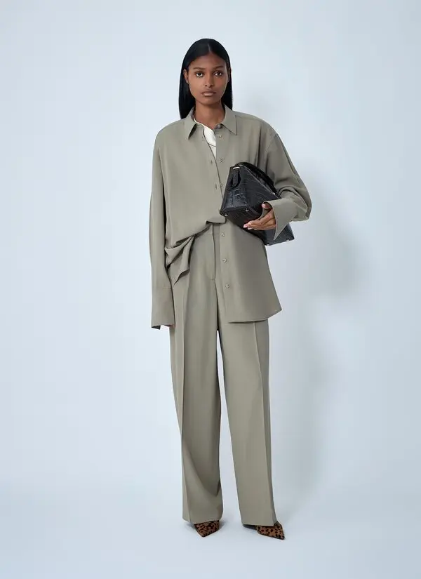 TOTEME Fluid Pants - Cream