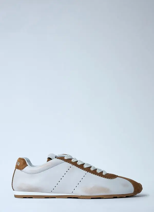 Miu Miu Plume Sneakers - White