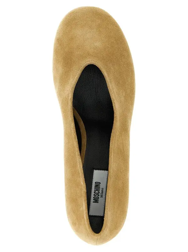 Moschino Duck' Pumps - Cream