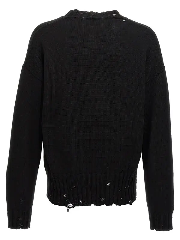 Marni Destroyed Effect Cotton Sweater