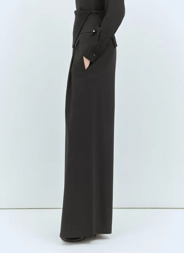 Max Mara Long Stretch Wool Pants