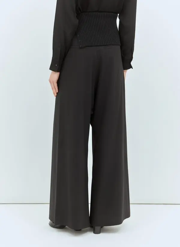 Max Mara Long Stretch Wool Pants