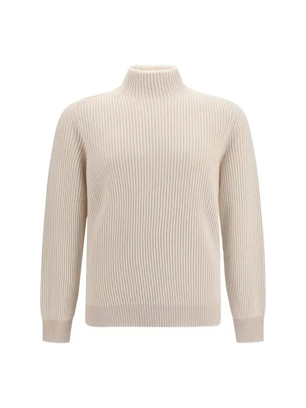 Brunello Cucinelli Cashmere Turtleneck Sweater - Multicolor