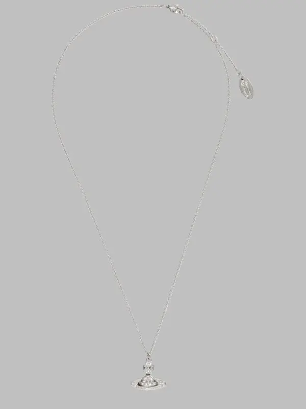 VIVIENNE WESTWOOD Collana Pina Con Ciondolo Orb Small - Silver