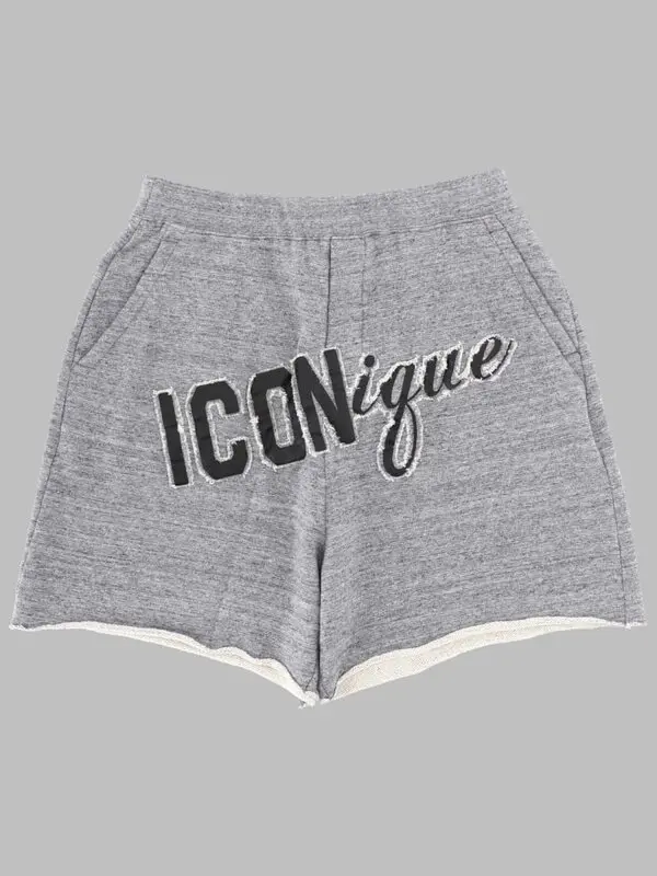 Dsquared2 Iconique Cotton Shorts - Gray