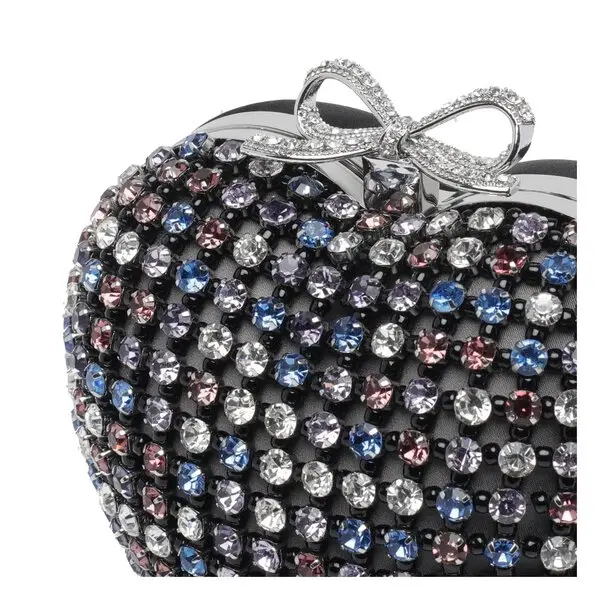 SELF-PORTRAIT Crystal Heart Clutch