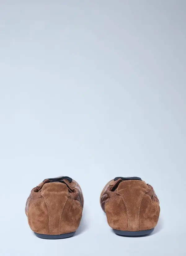 Prada Collapse Re-nylon And Suede Sneakers - Brown