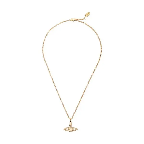 VIVIENNE WESTWOOD Mini Bas Relief Pendant Necklace - Gold