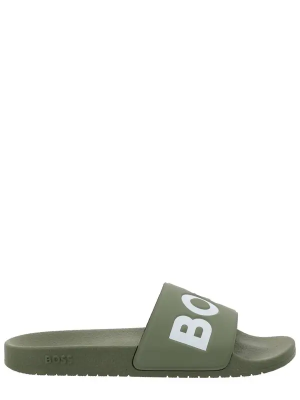 BOSS Aryeh Slider Sandal - Green