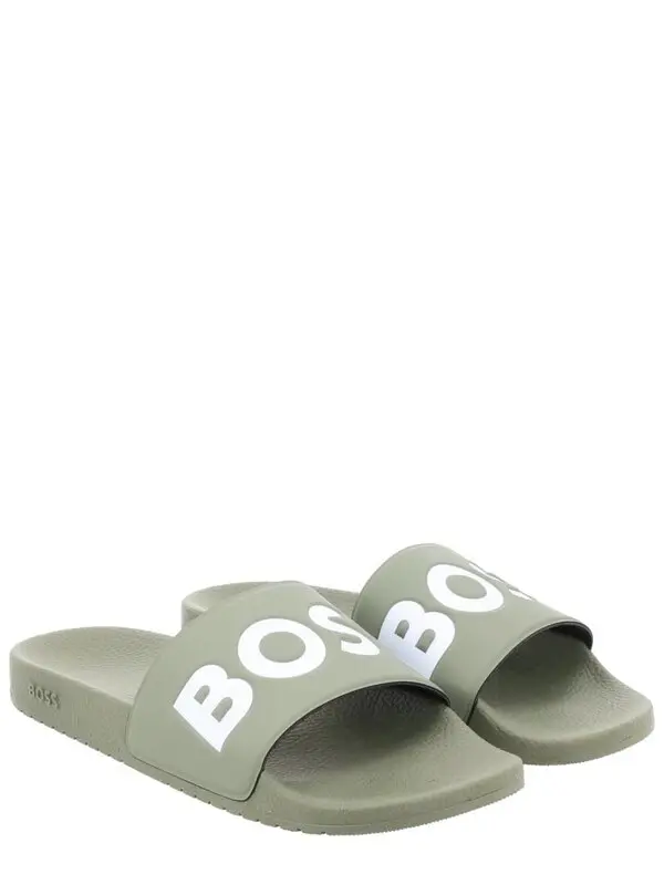 BOSS Aryeh Slider Sandal - Green