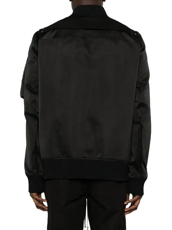 Rick Owens Padded Bomber Jacket With Zip