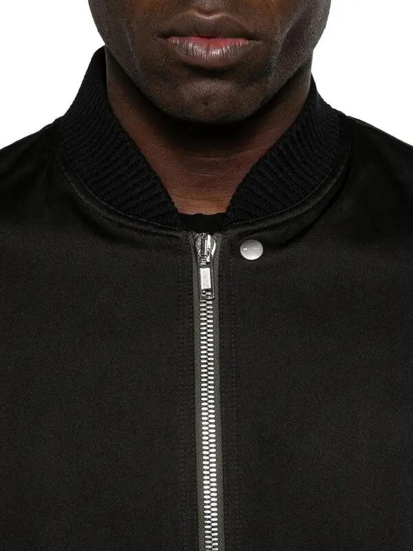 Rick Owens Padded Bomber Jacket With Zip
