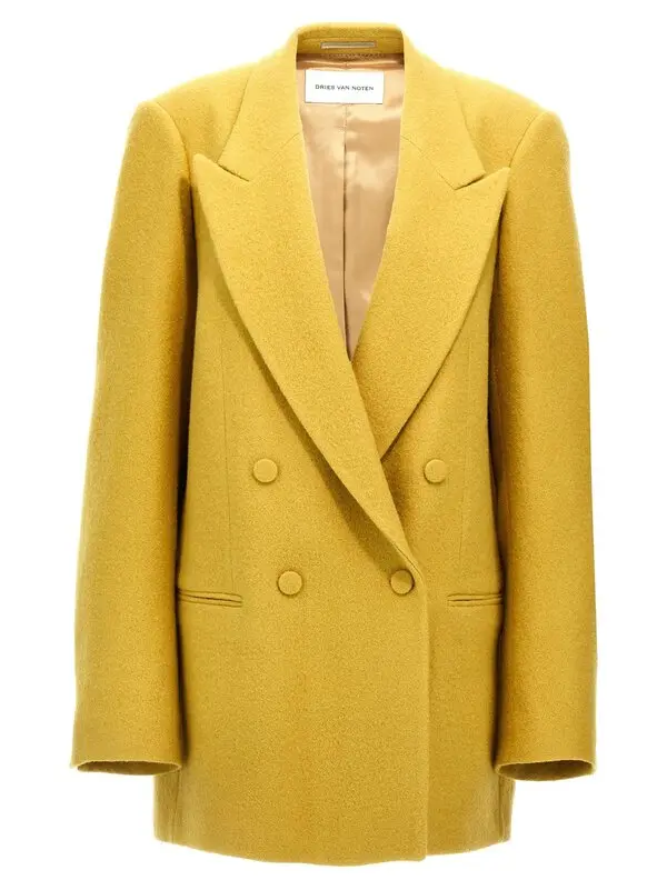 Dries Van Noten Blink' Blazer - Yellow
