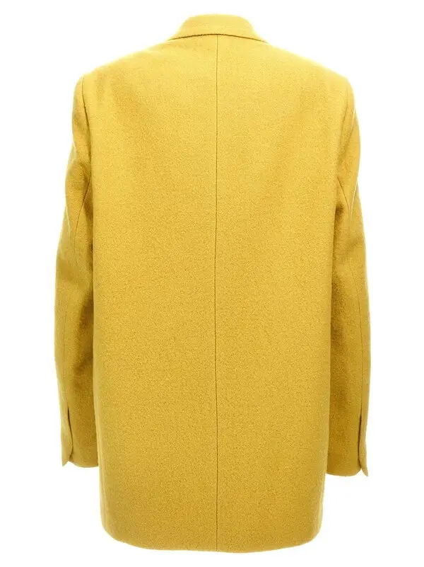 Dries Van Noten Blink Wool Blazer - Yellow