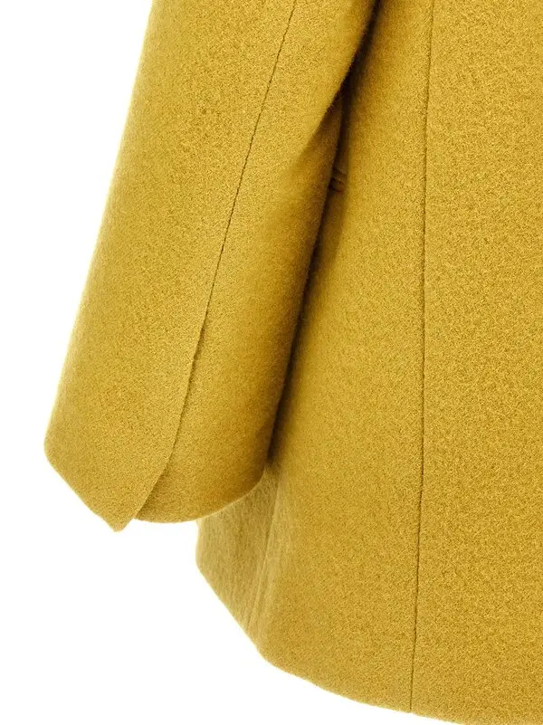 Dries Van Noten Blink Wool Blazer - Yellow