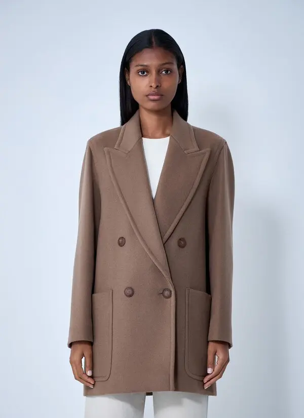 Max Mara Deletta Short Coat - Brown